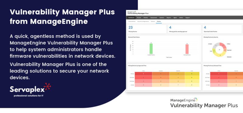 Security for Network Devices - Vulnerability Manager Plus